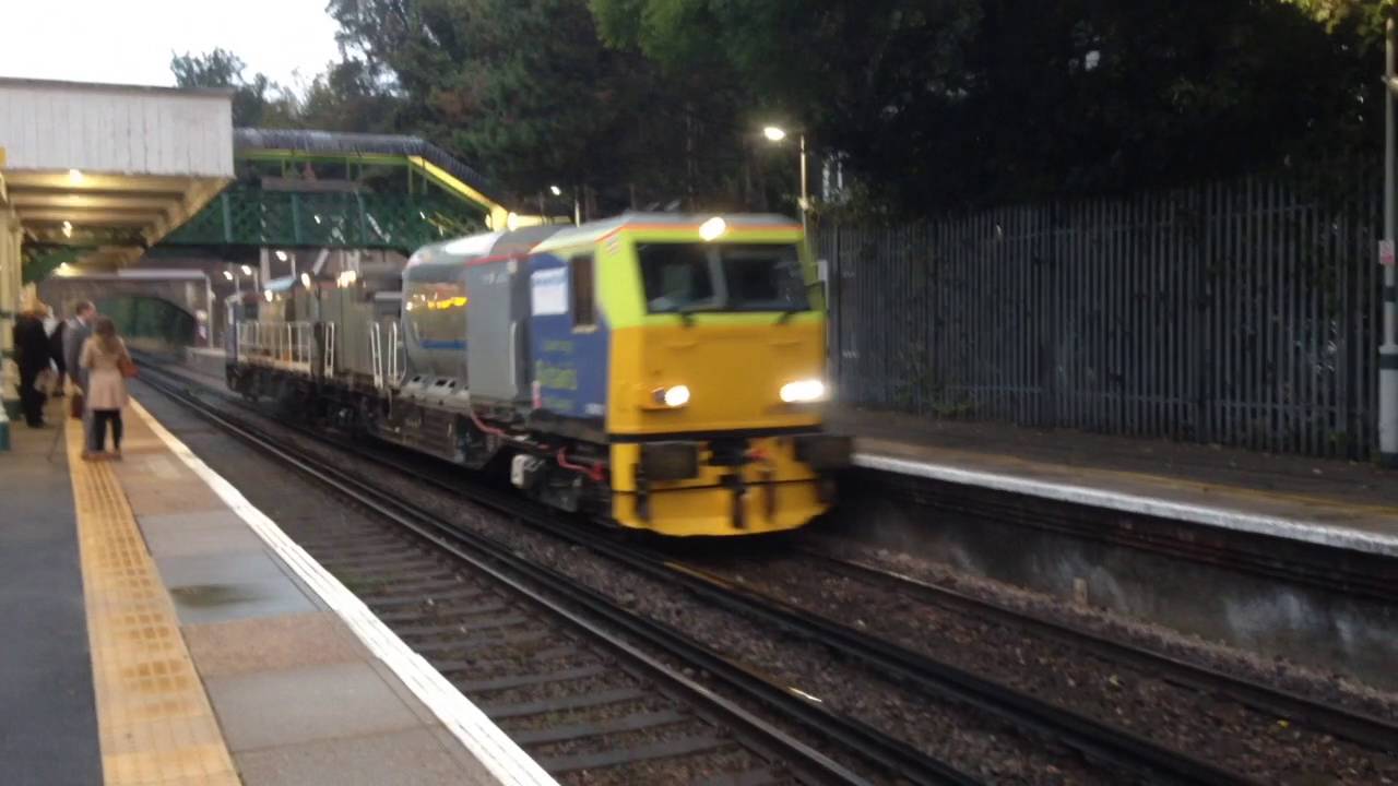 Network Rail MPV DR98918 and DR98968 pass Kenley - YouTube