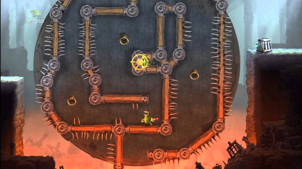 Rayman Legends (1080i HD) Walkthrough Part 9 - How to Shoot your Dragon ...