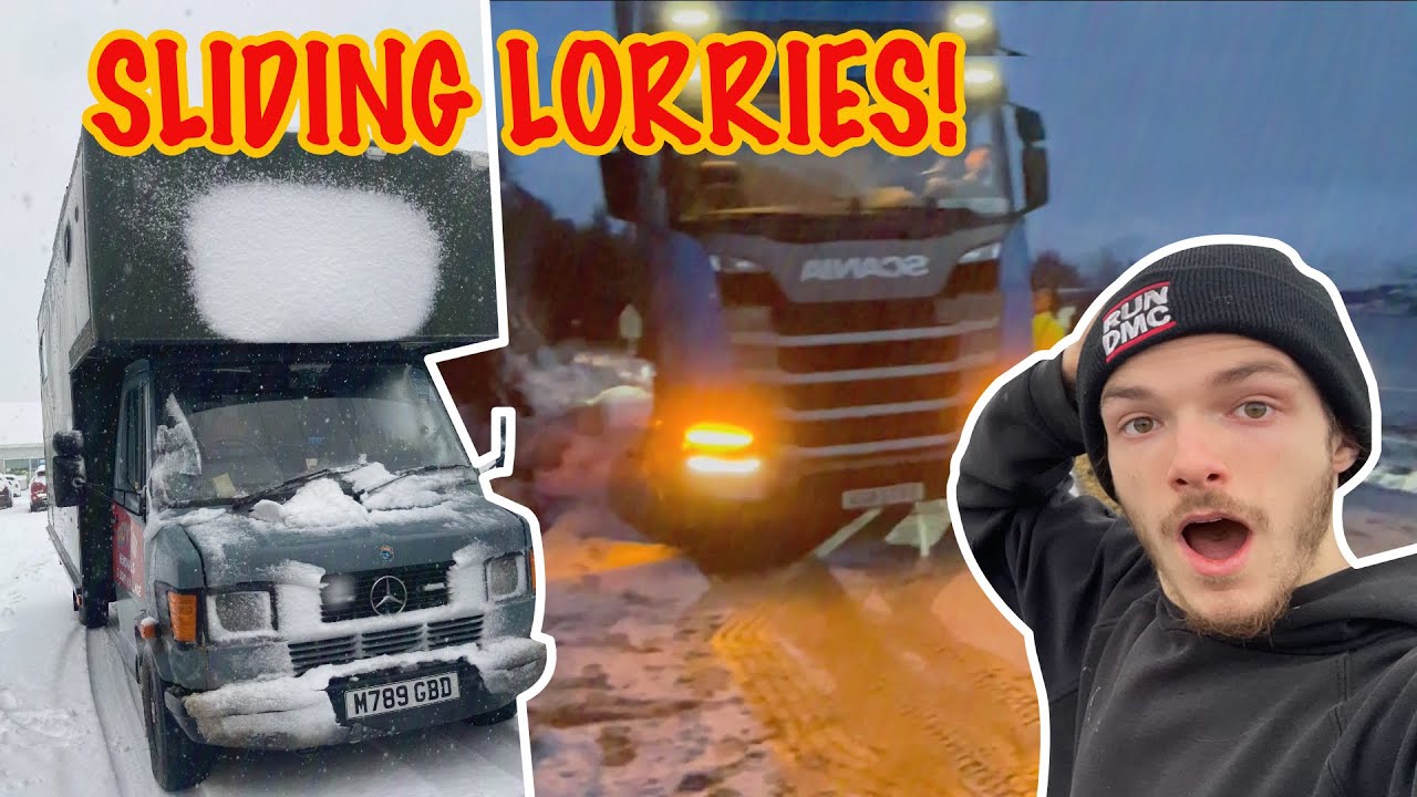 Driving Through a Scottish Snow Storm | Winter Van Life Scotland - YouTube