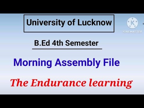 Morning Assembly file ll Lucknow University B.Ed 4 sem file Morning ...