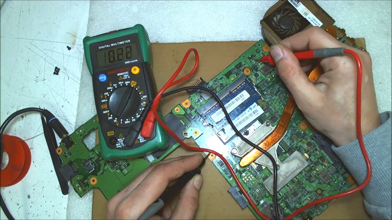 Dell Inspiron N5010 Short on main power rail - YouTube