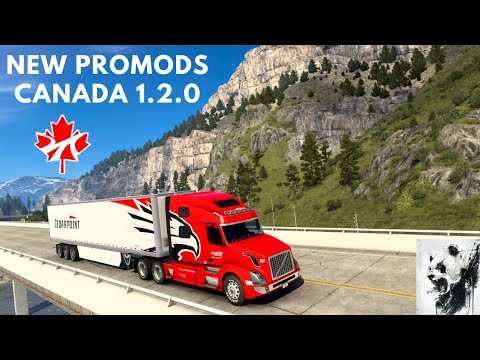 ATS #28 NEW ProMods Canada v.1.2.0 for ATS 1.44 - Neue Straßen in ...