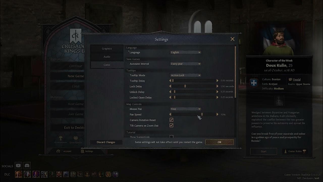 How to Change Multiplayer Settings in Crusader Kings III | Adjust Multiplayer Options - YouTube