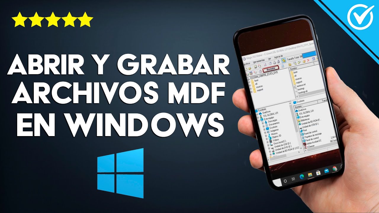 Cómo Abrir y Grabar Archivos MDF en PC Windows - Tutorial Completo ...