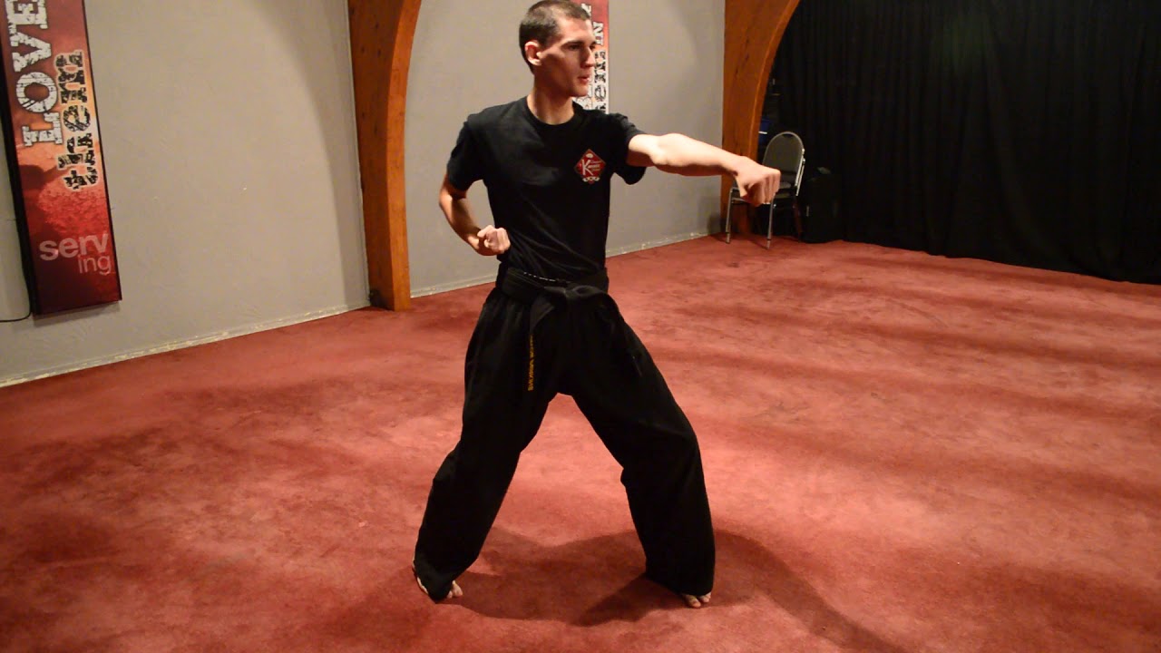 Kicks Karate Orange Belt Kata - YouTube