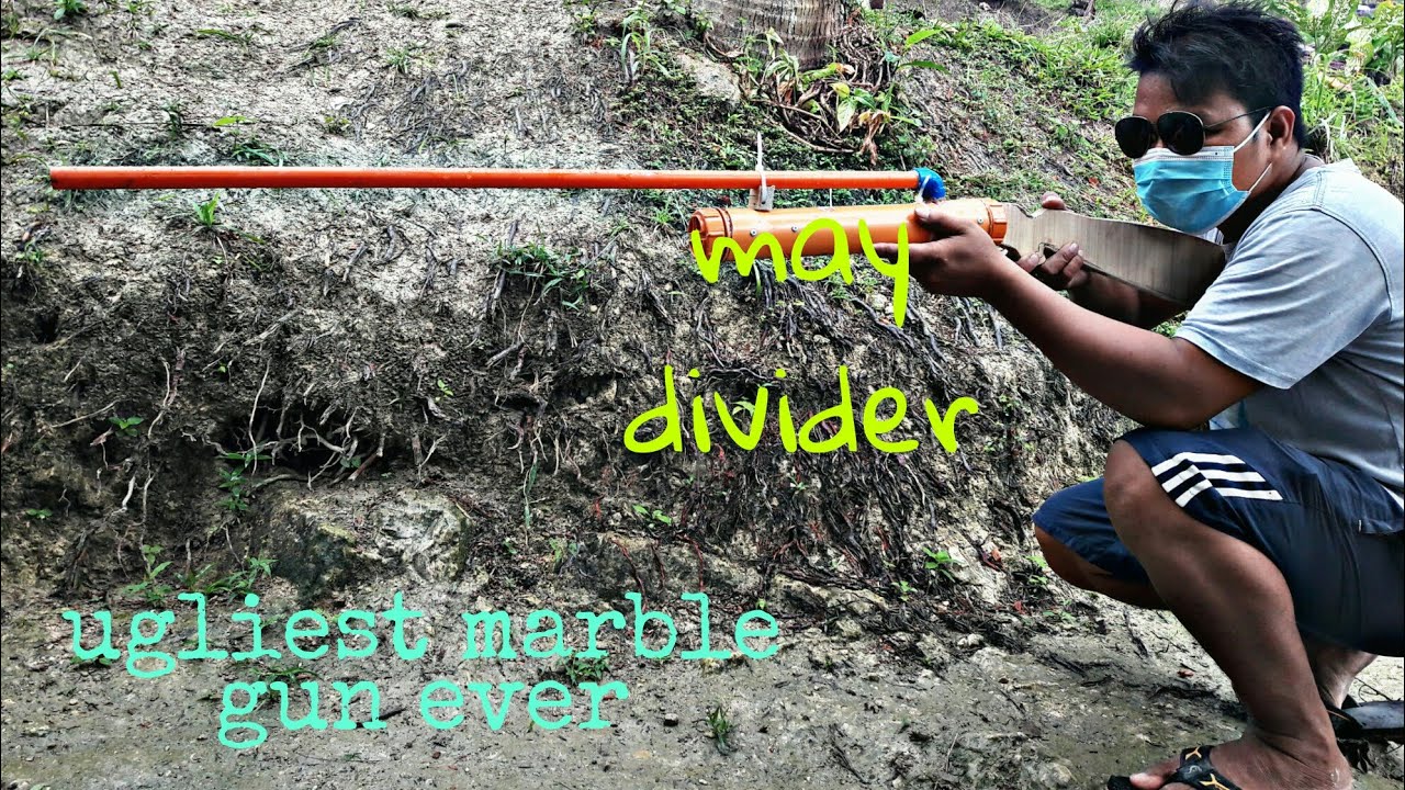 easy marble gun tutorial | retractable alcohol gun - YouTube