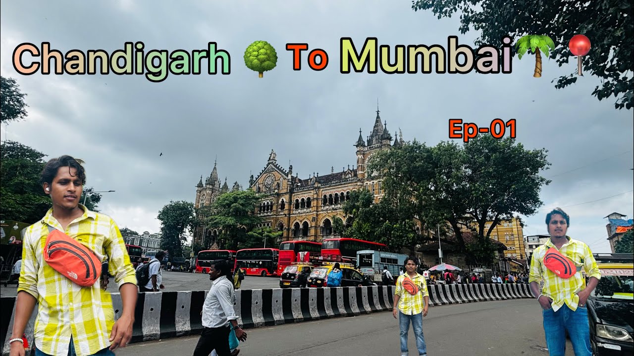 Cheapest Visit👉Chandigarh 🌳To Mumbai🌴🌊 | Mumbai Vlog | DeepaksinghAD ...