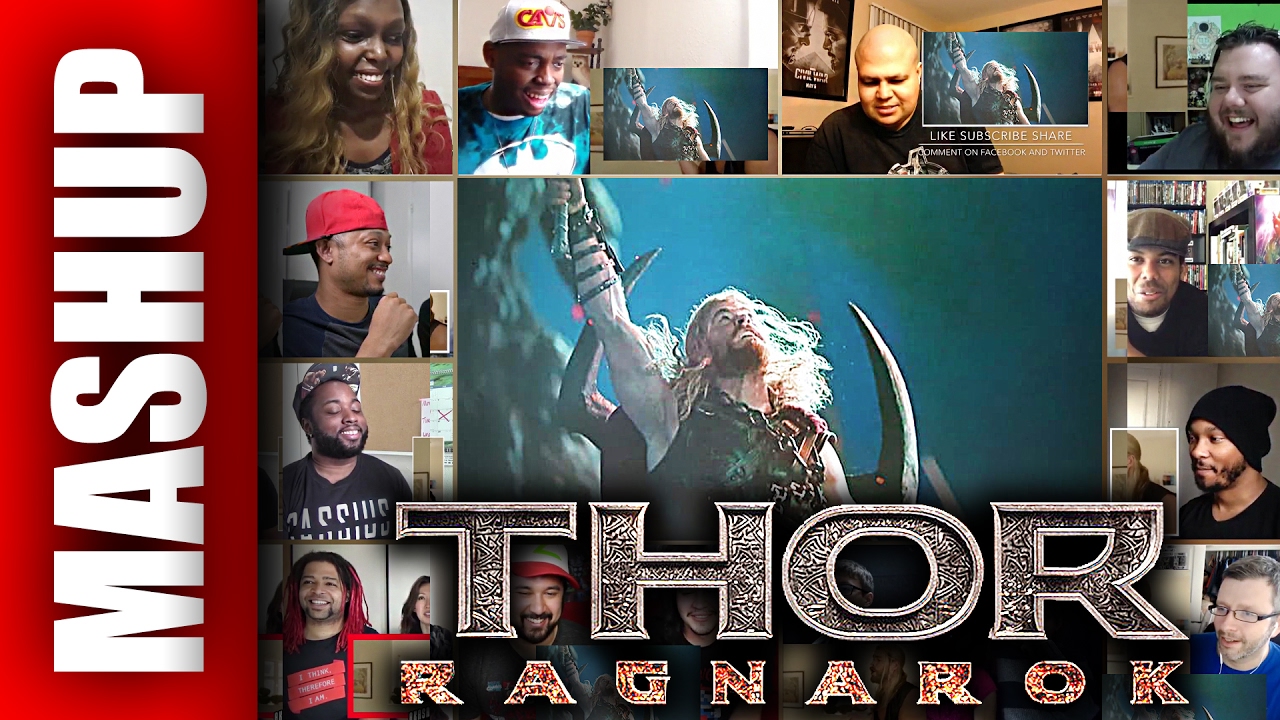 Team THOR 3: Ragnarok Teaser Trailer Reactions Mashup - YouTube