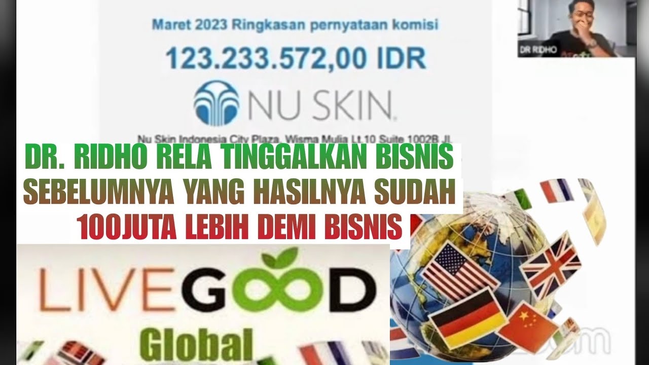 DR. RIDHO RELA TINGGALKAN BISNIS SEBELUMNYA YANG HASILNYA SUDAH 100JUTA ...