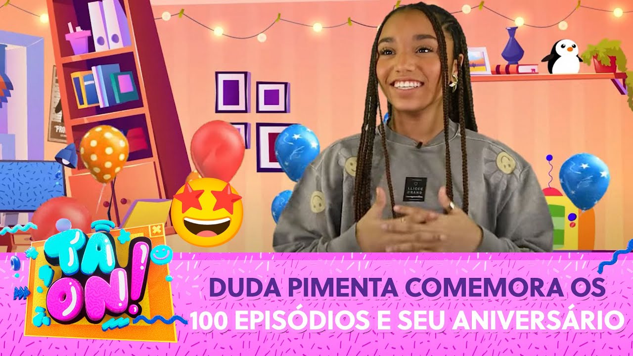 Duda Pimenta comemora o episódio "100" e recebe recado de Filipa Pessoa ...