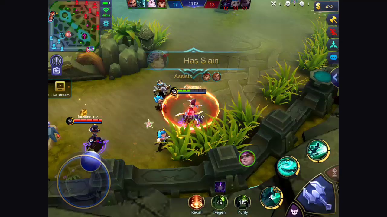 mobile legends pro player livestreaming - YouTube