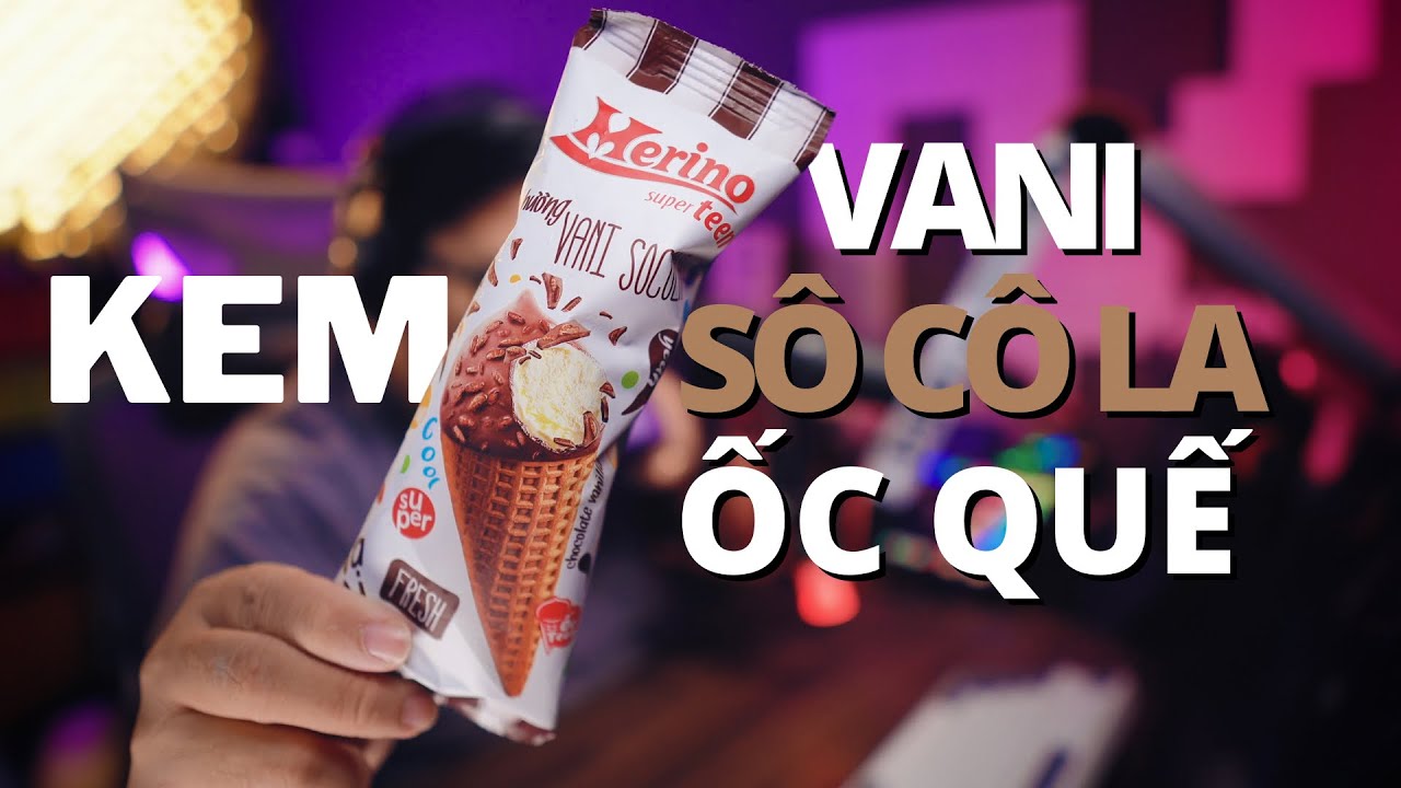 Review Kem Vani Sô Cô La Ốc Quế Merino Vani Chocolate - YouTube