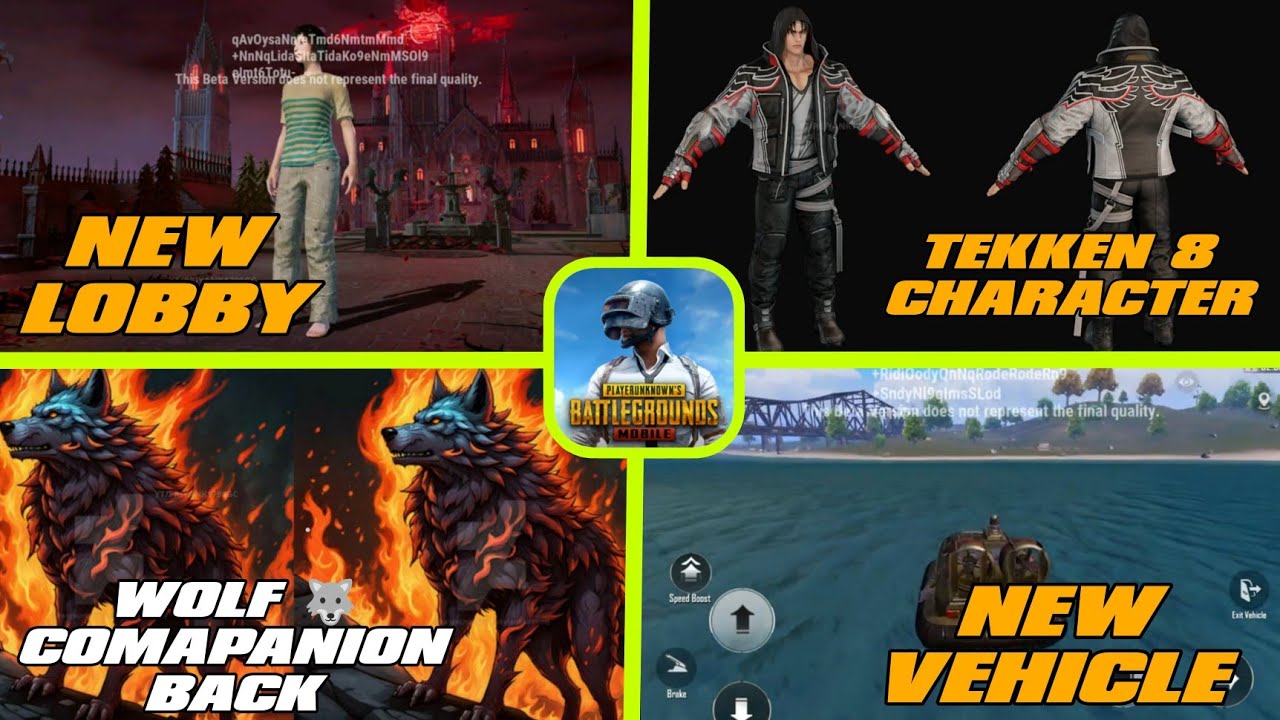 🔴 Pubg 3.4 Update is Here | Tekken 8 x Pubg | Wolf Companion Back | New ...