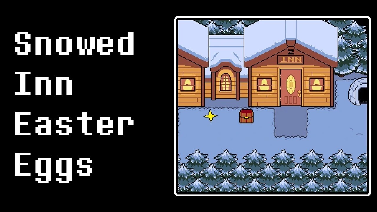 Undertale - Snowed Inn Easter Egg - YouTube