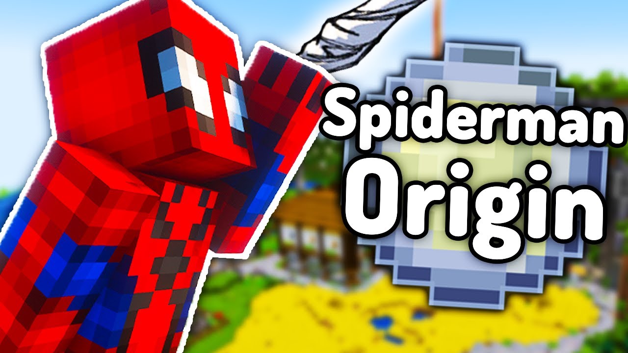 Minecraft Origin Mod: Spiderman Origin - YouTube