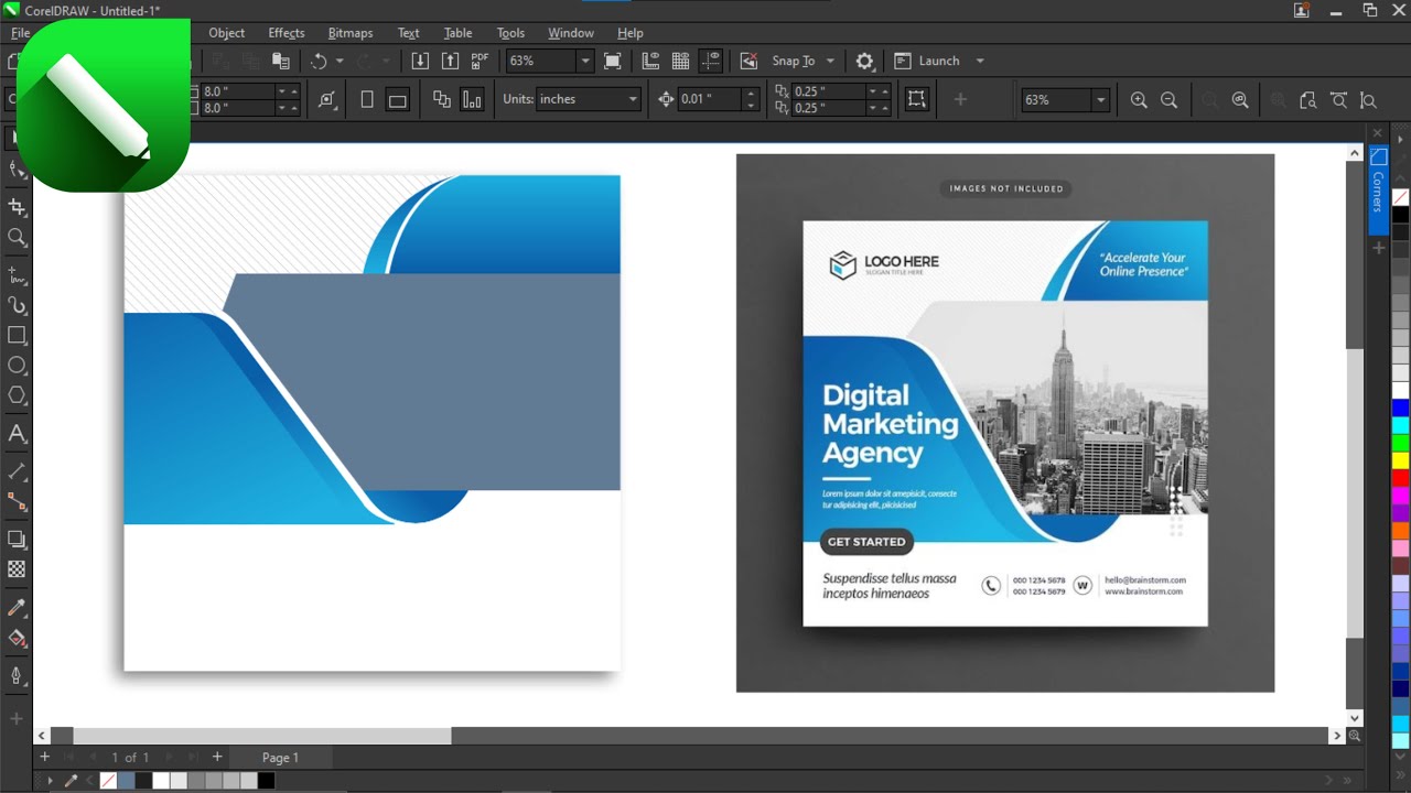 "This CorelDRAW Design Will Blow Your Client’s Mind!" - YouTube