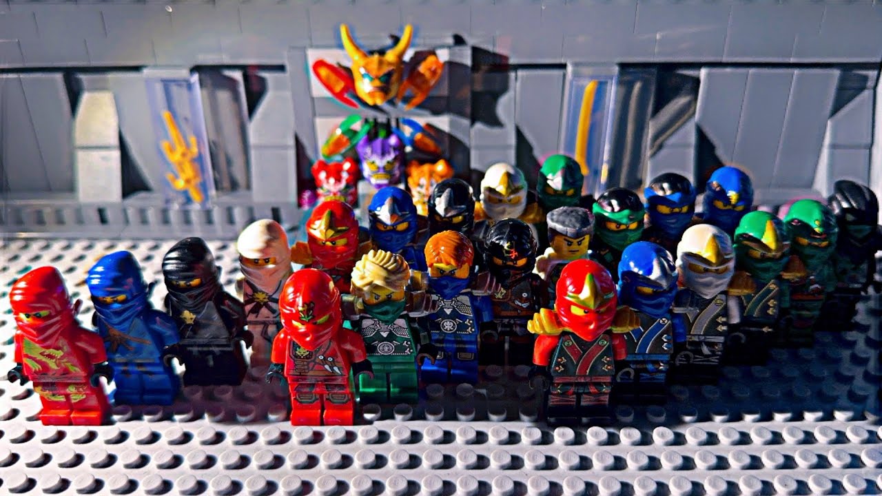 Ninjago Figure Collection | Lego Ninjago Stop Motion Animation - YouTube