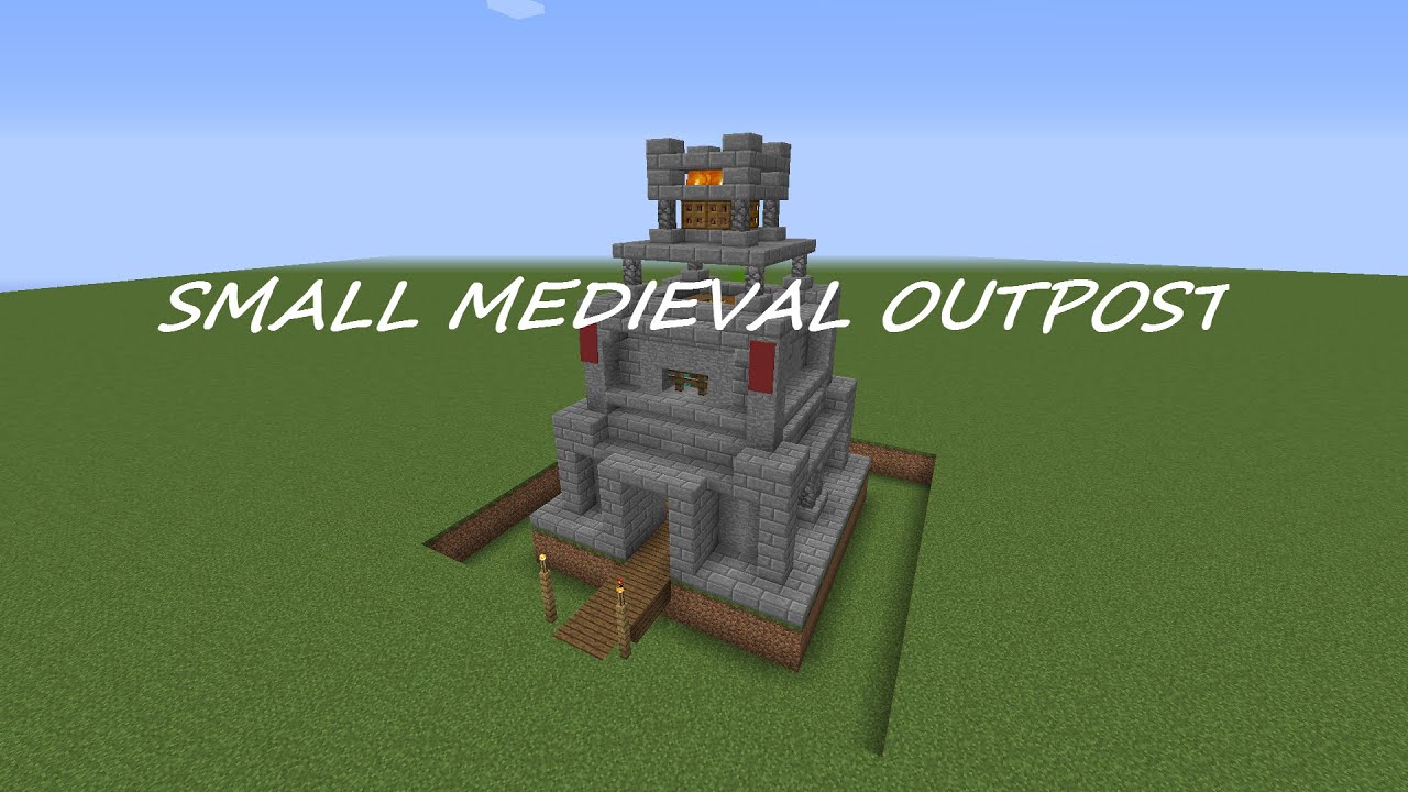 Minecraft - Small Medieval Outpost ! - YouTube