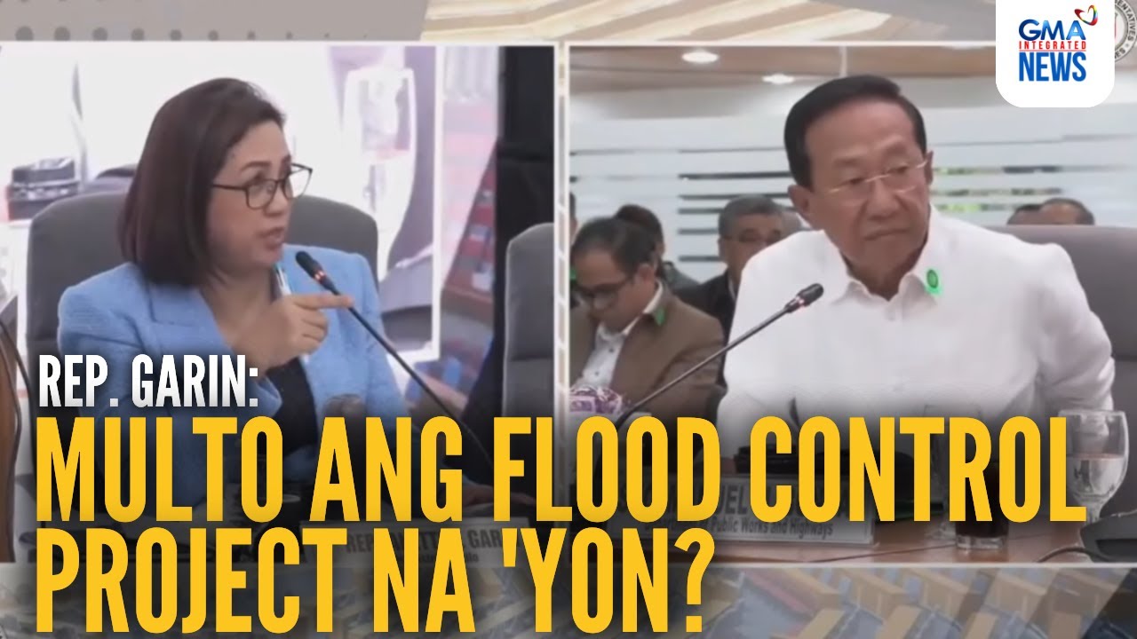 Rep. Garin grills ex-DPWH Sec. Bonoan over ghost flood control projects ...