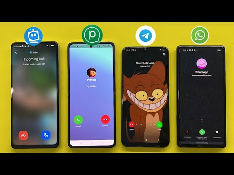 Pinngle + Botim + WhatsApp + Telegram / Incoming Ringing call - YouTube