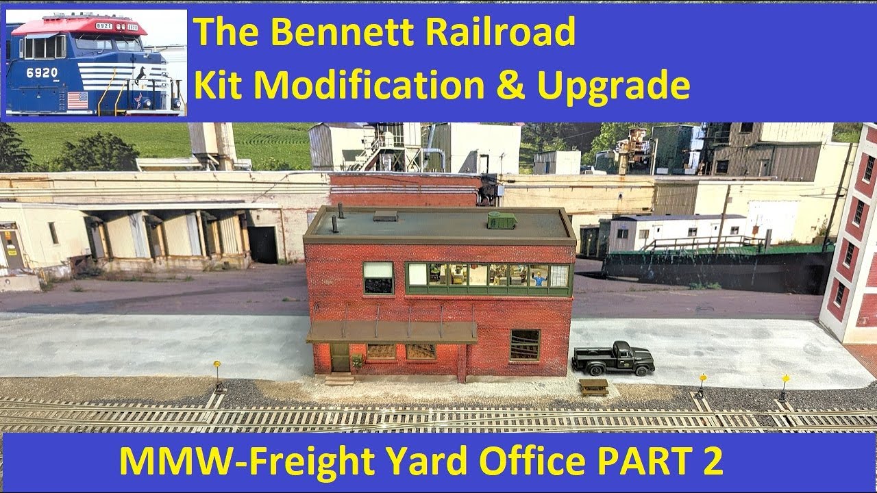 Monster Model Works-Yard Office-Build Video, Part 2 - YouTube