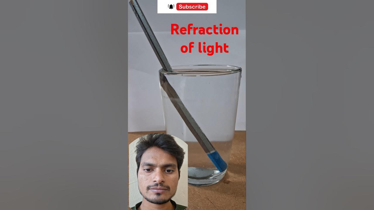 Understand refraction of light| refraction of light ray #refraction #physics #physicsexperiment ...