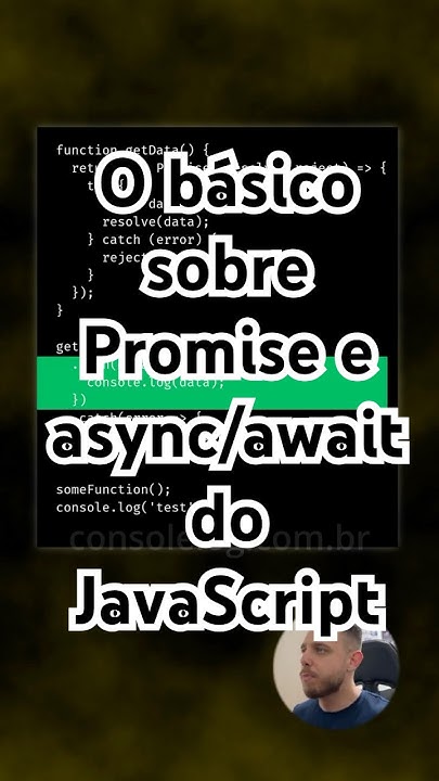 O básico sobre Promises e async/await do JavaScript - YouTube