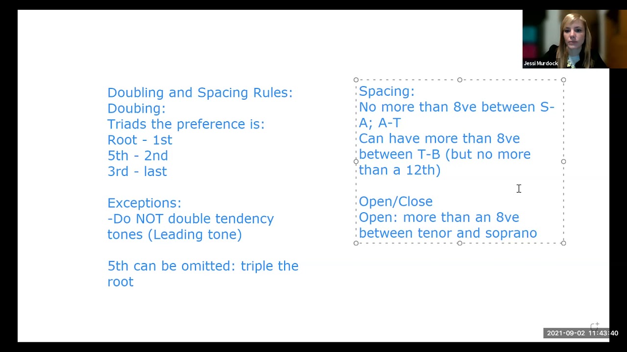 Doubling and Spacing Rules - YouTube