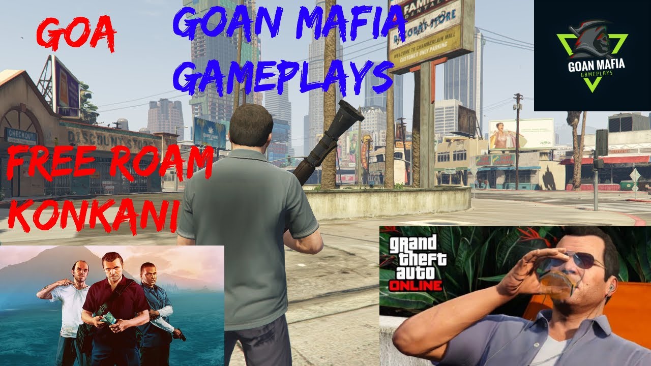GTA V Free Roam | GTA 5 Konkani | Goan Mafia | Goa - YouTube