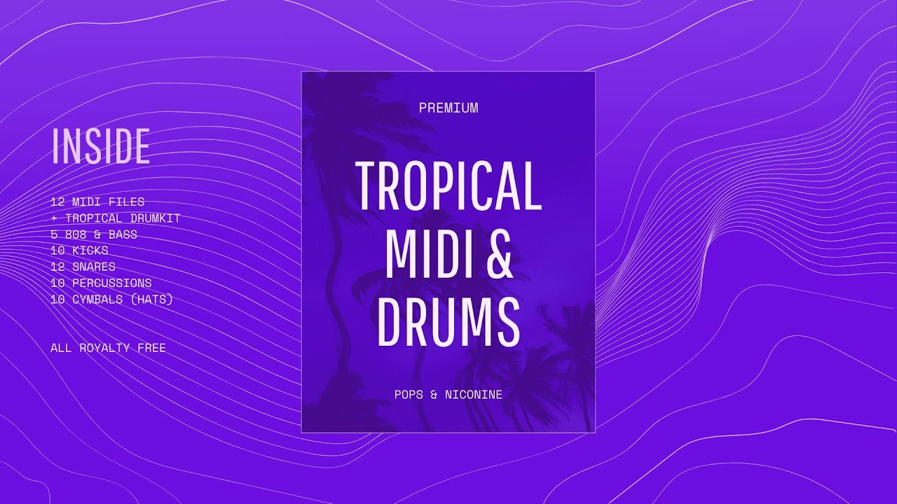 Premium Tropical MIDI and Drumkit For Afropop,Dancehall and Reggaeton ...