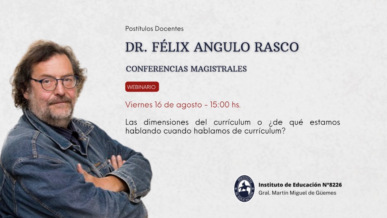 CONFERENCIA MAGISTRAL EN VIVO - DR. FÉLIX ANGULO RASCO - YouTube