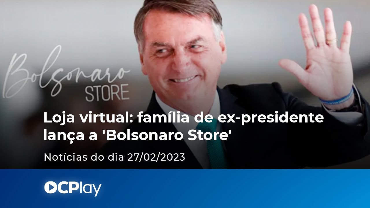 Loja virtual: família de ex-presidente lança a 'Bolsonaro Store' - YouTube