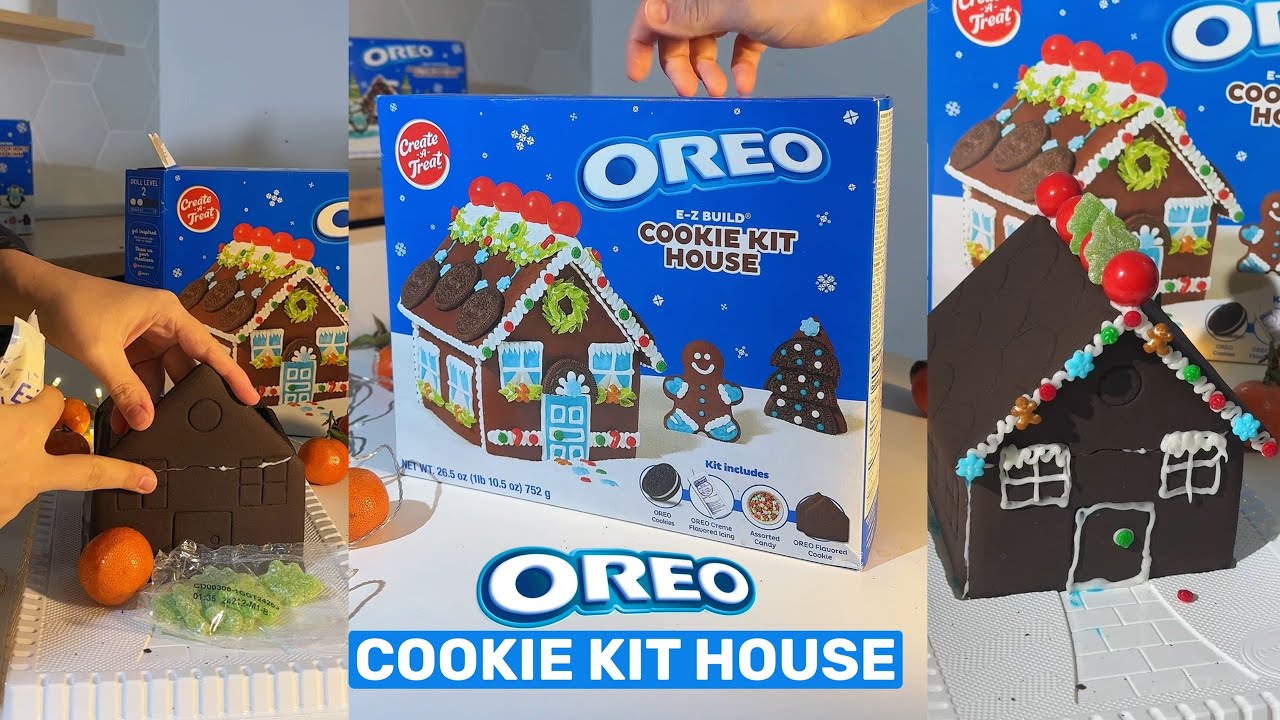 OREO cookie kit House | ASMR | unboxing #oreo - YouTube