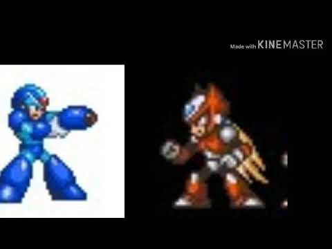 Mega man X vs zero - YouTube