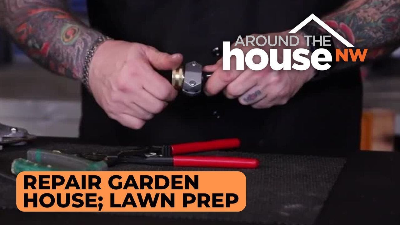 Eric's Pro-Tips: Repairing a Garden House and Spring Lawn Prep - YouTube