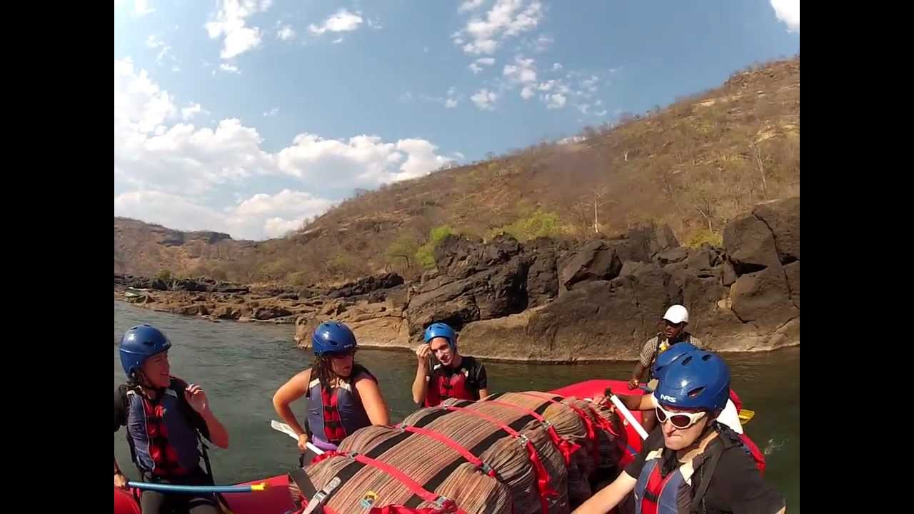 White Water Rafting the Upper Moemba, Zambezi river, Zambia - YouTube