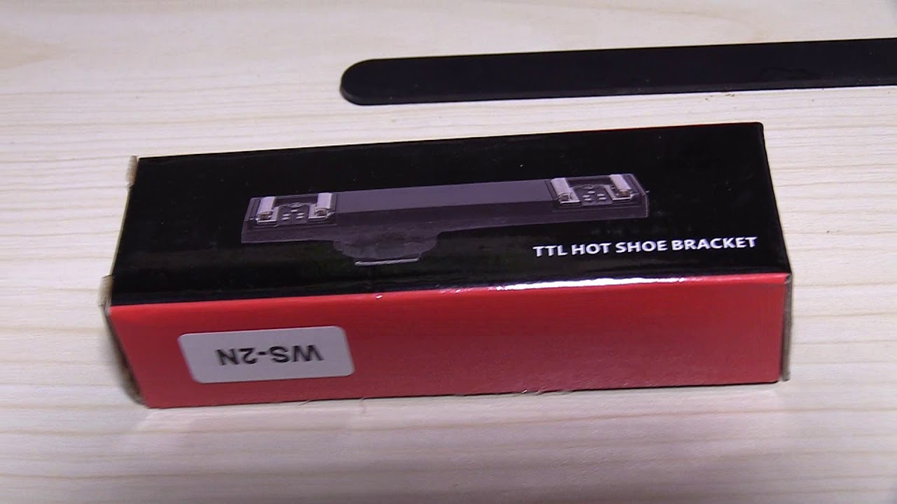 TTL Hot Shoe Bracket WS-2N & WS-2C for Nikon & Canon SLR Cameras ...