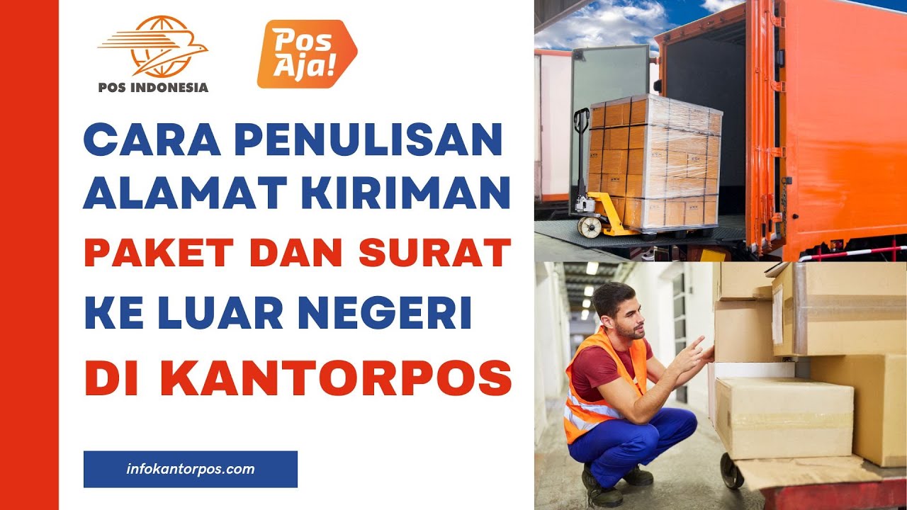 Cara Penulisan Alamat Yang Benar Kiriman Luar Negeri | Surat dan Paket ...