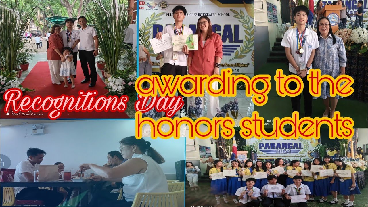 Recognitions Day ( Awarding medals to the honors students ...