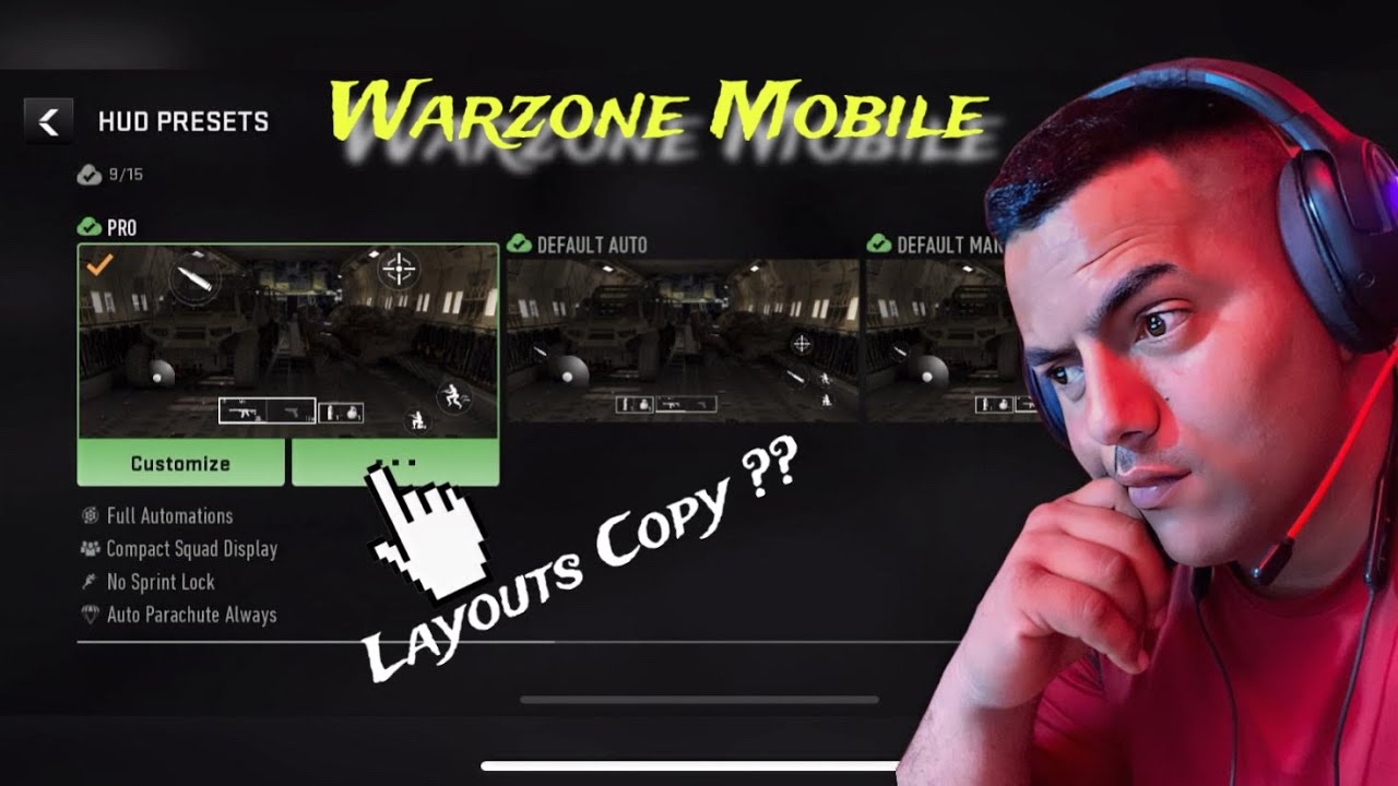 Warzone Mobile Customize Hud | Copy Layouts - YouTube