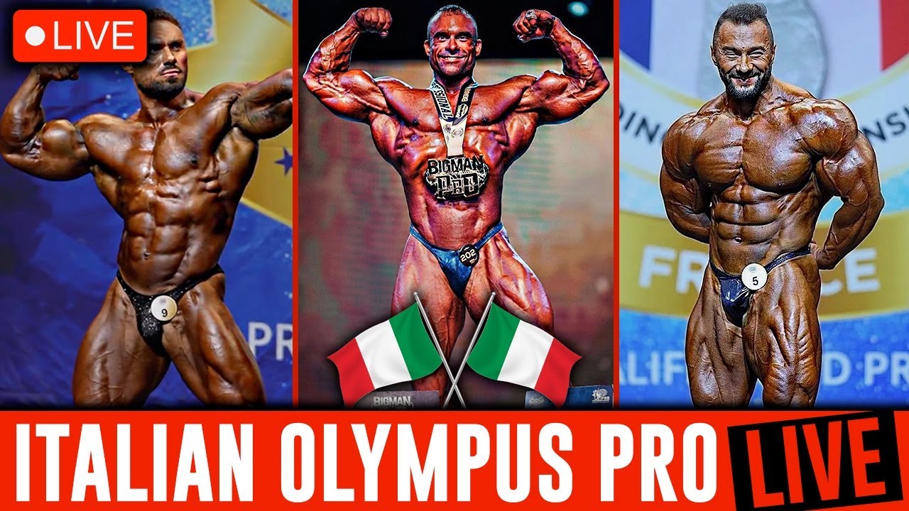 LIVE 🔴 Italian Olympus Bodybuilding Pro 2023 | Theo vs Roman vs Alfred ...