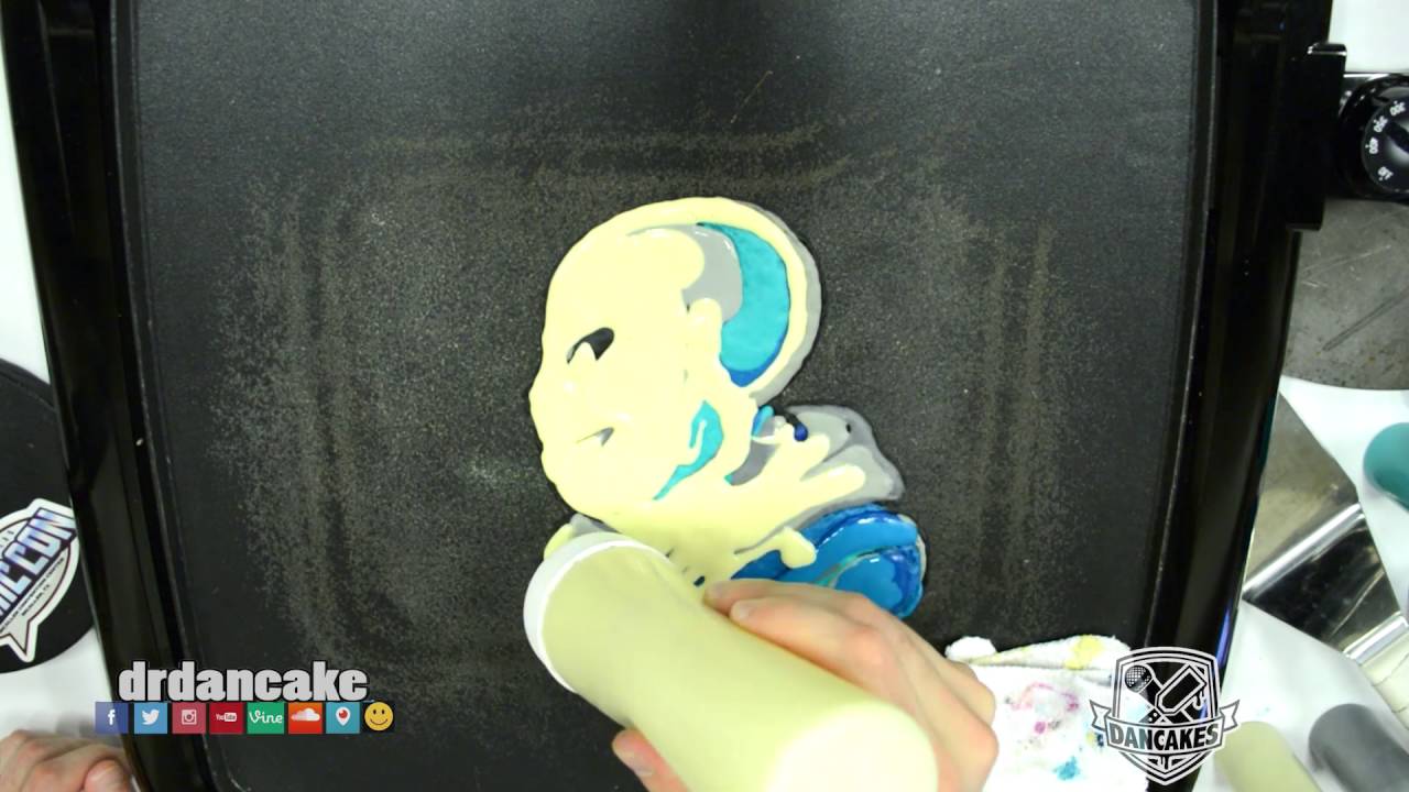 Sans Undertale Pancake Art - YouTube