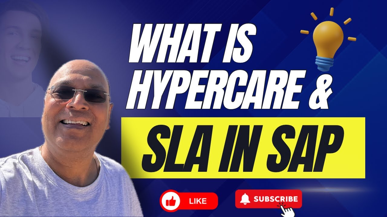 What is Hypercare and SLA in SAP . #sap #support - YouTube