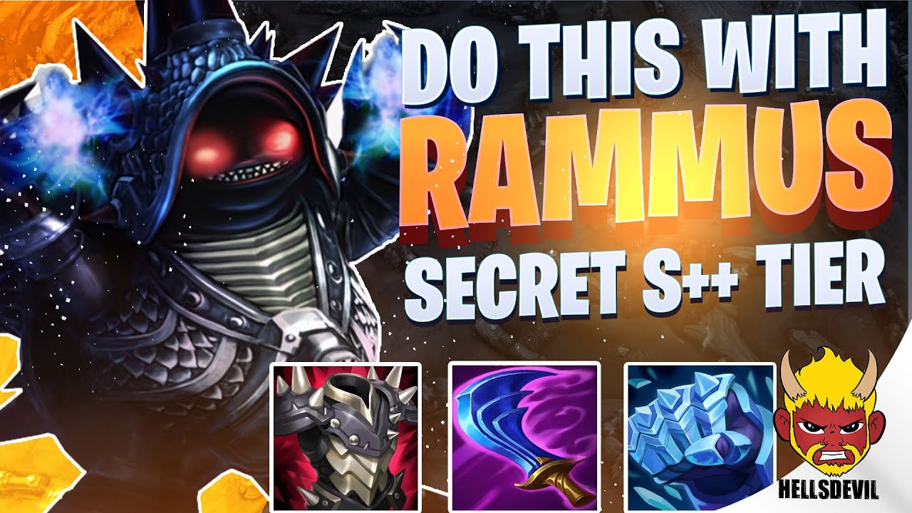 WILD RIFT | RAMMUS IS SECRET S++ TIER IF YOU DO THIS! | Challenger ...