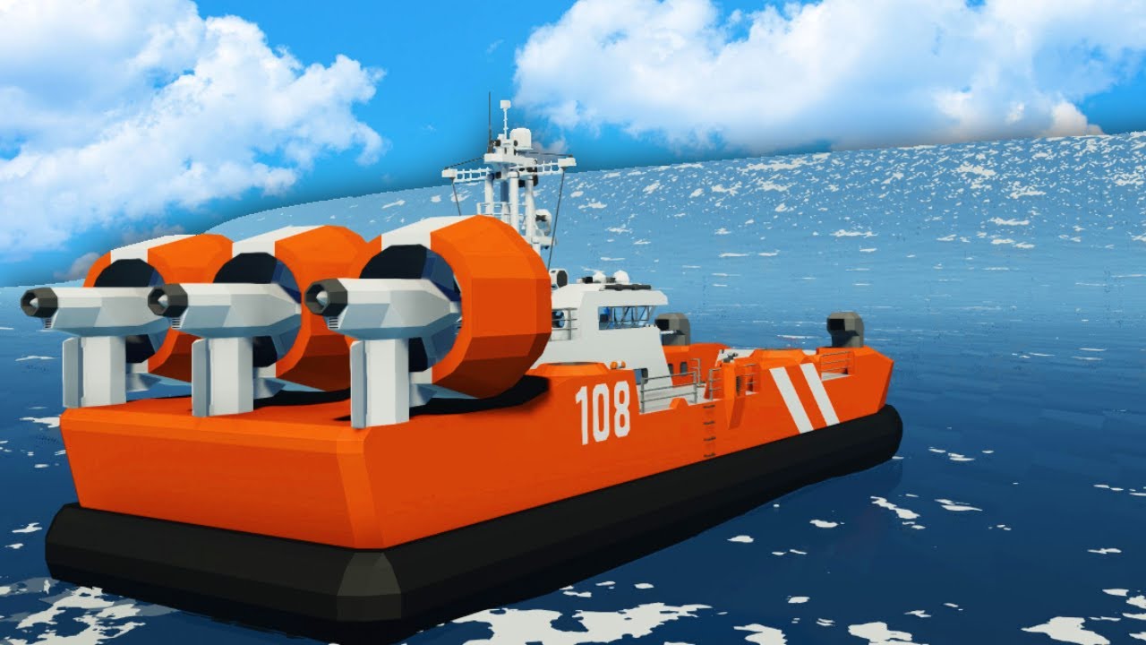 HOVERCRAFT TSUNAMI SURVIVAL In Stormworks! - YouTube