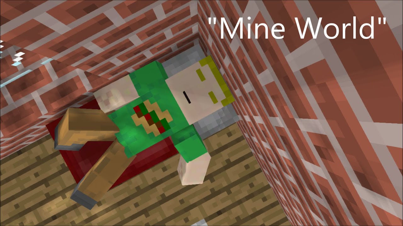 "Mine World" (Minecraft Parody of "Mad World") - YouTube