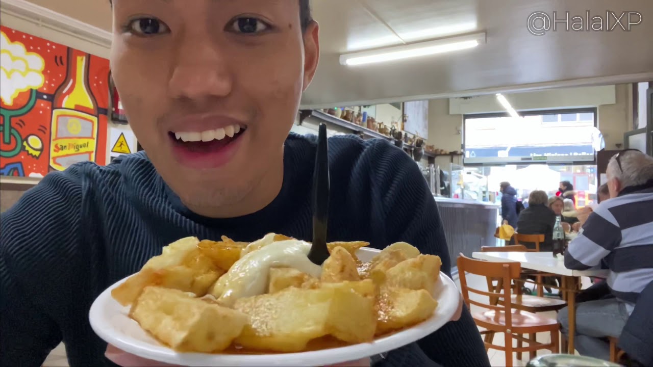 The HALAL Spanish Fries! Halal Spanish Food 2021 - YouTube