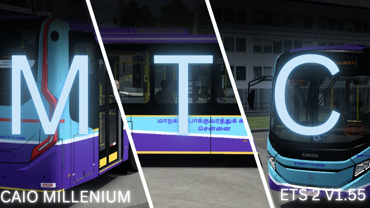 ETS 2 V1.55 | Chennai MTC Blue Low Floor livery bus mod | #ets2mods # ...