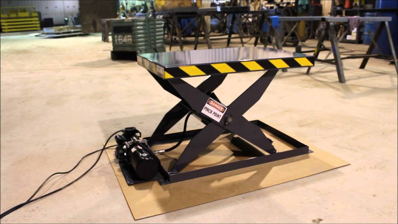 Uni Lift Light Series Scissor Lift - YouTube