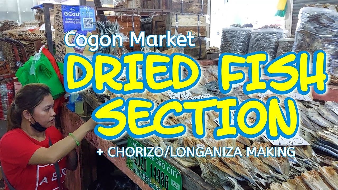Cogon Market DRIED FISH SECTION - YouTube
